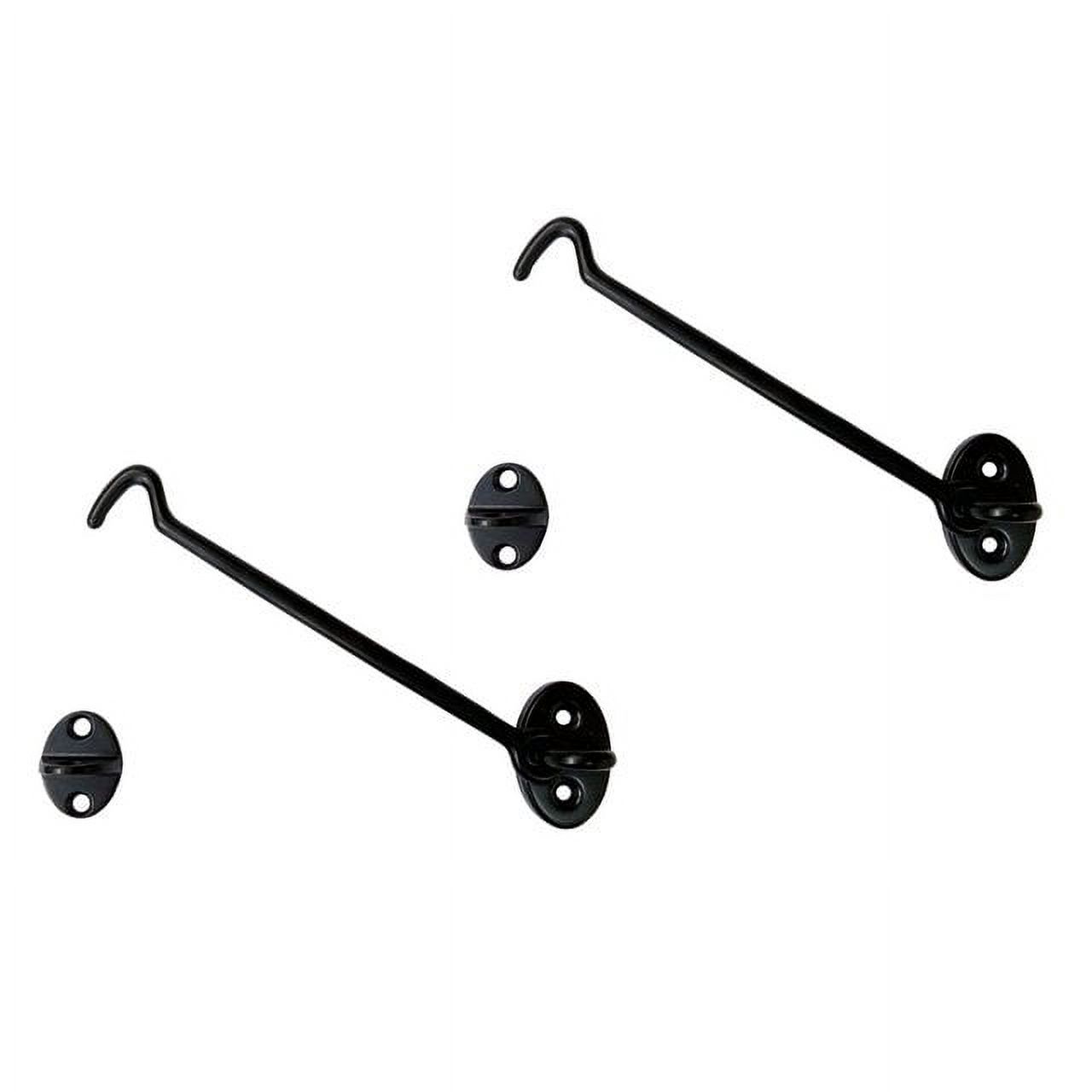 Wideskall 5" inch Heavy Duty Zinc Plated Wire Gate Hook and Eye Latch ...