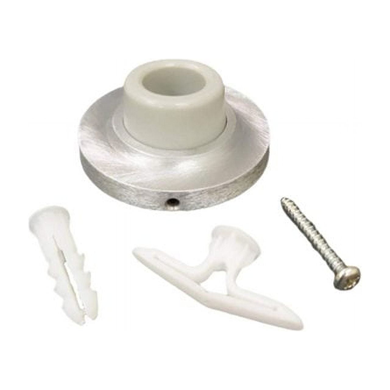 QCAA Heavy Solid Metal Wall Mount Concave Door Stop, Wall Protector, 2 ...