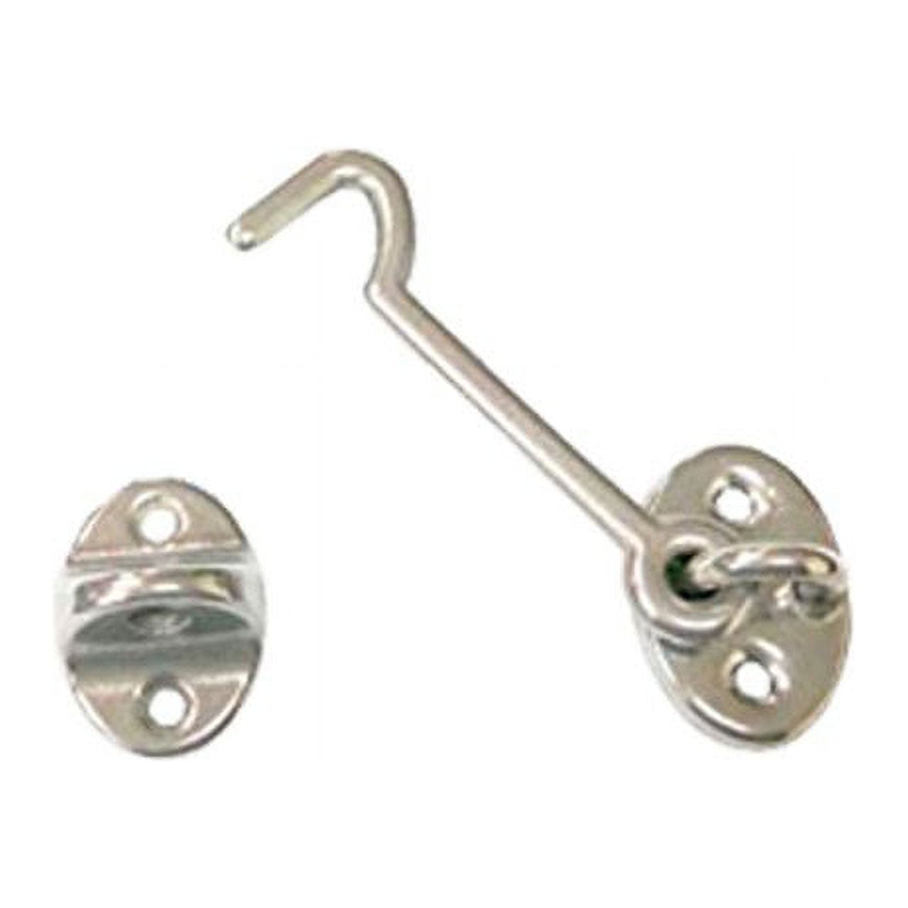 QCAA Marine Grade Stainless Steel 316 Cabin Hook Latch & Eye, 2.5", 1 ...