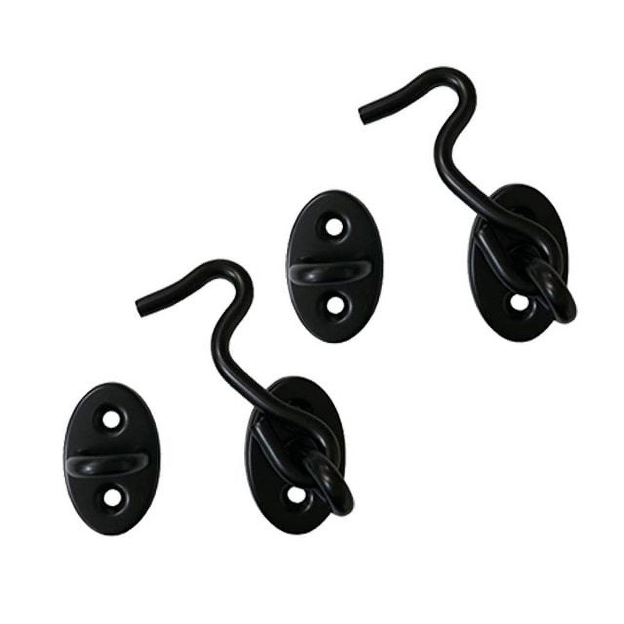 Renovators Supply Black Iron Eye Hook Latch 4.5" Swivel Style ...