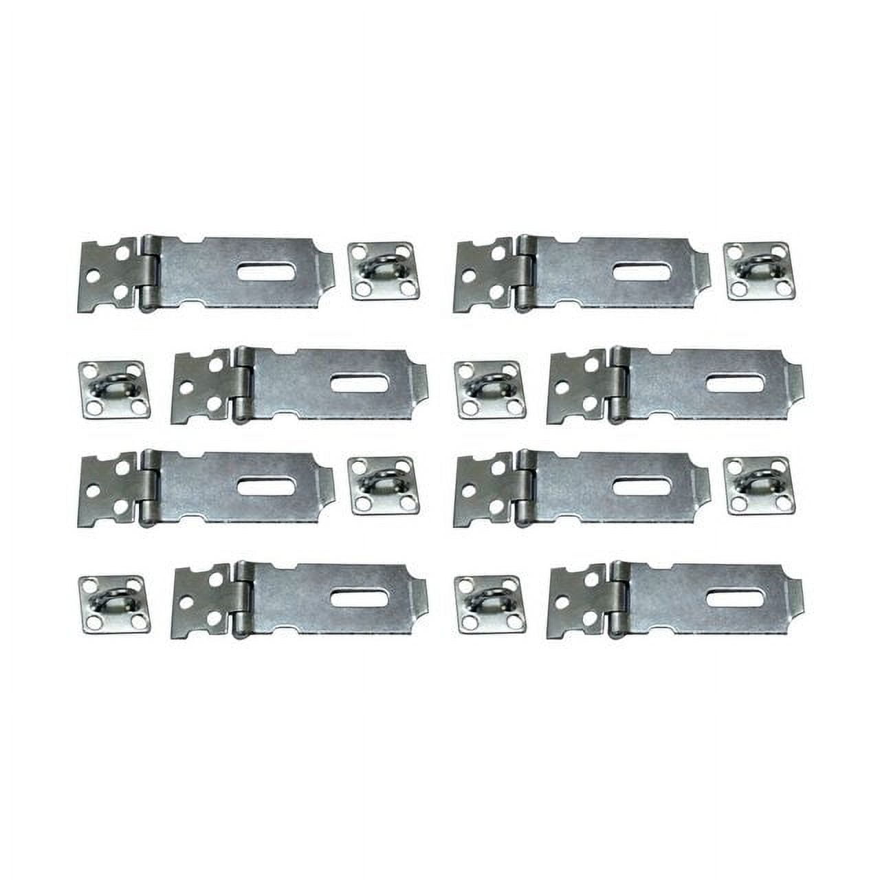 QCAA Safety HASP with Fixed Staple Steel Construction 2-1/2", Zinc ...