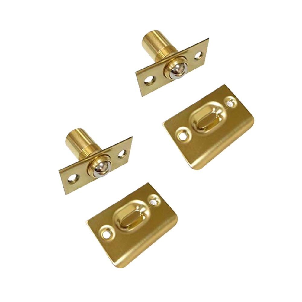 QCAA Solid Brass Adjustable Ball Catch with Strike, 2-1/8" x 1" x 1-5/ ...