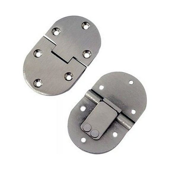 Heavy Duty QCAA Solid Brass Butler Tray Folding Table Hinge, Satin ...