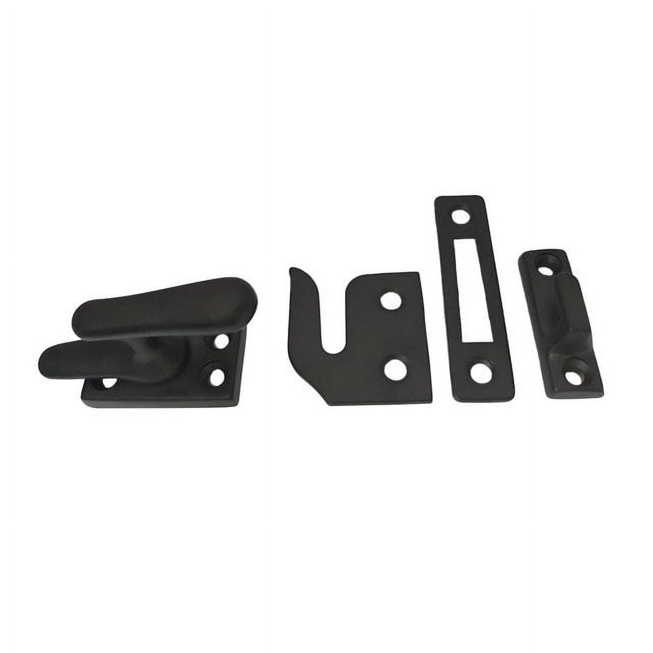 QCAA Solid Brass Casement Fastener Window Lock, Small, Matte Black, 1 ...