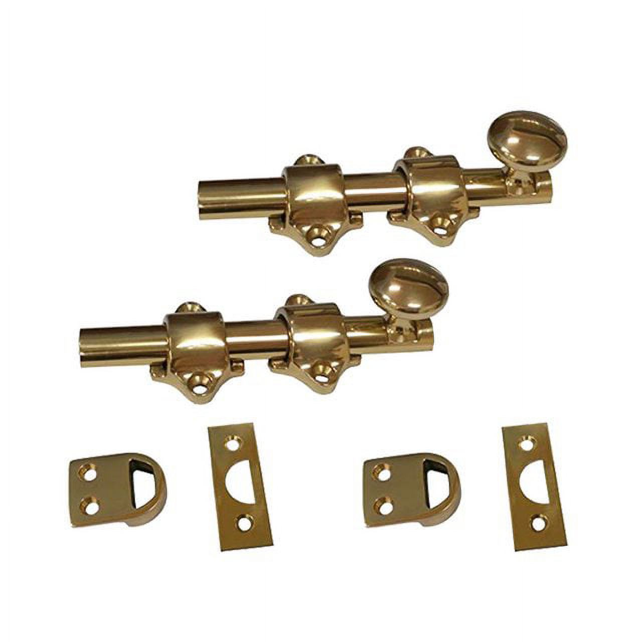 Deltana DDB425U3 4" Dutch Door Bolt; Heavy Duty; Bright Brass Finish ...
