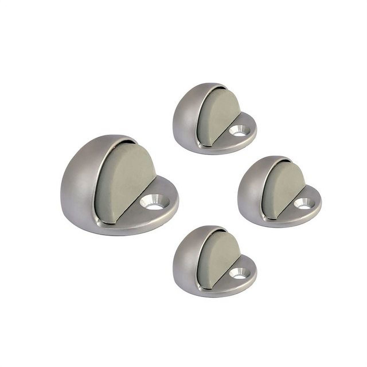 QCAA Solid Brass Low Dome Floor Door Stop, 1/4"-3/4" Clearance from ...