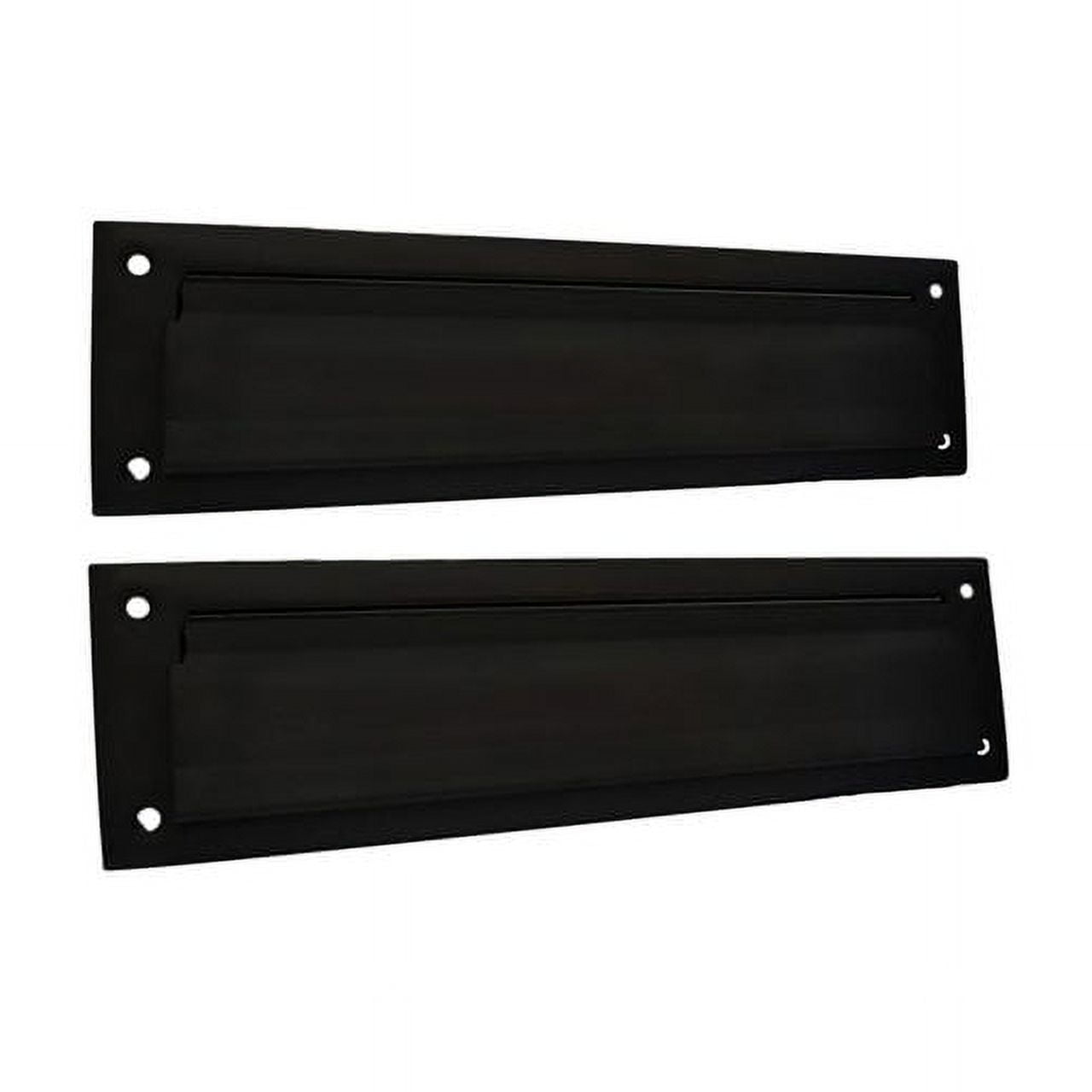 QCAA Solid Brass Mail Slot, with Solid Brass Interior Back Plate, 13" x ...