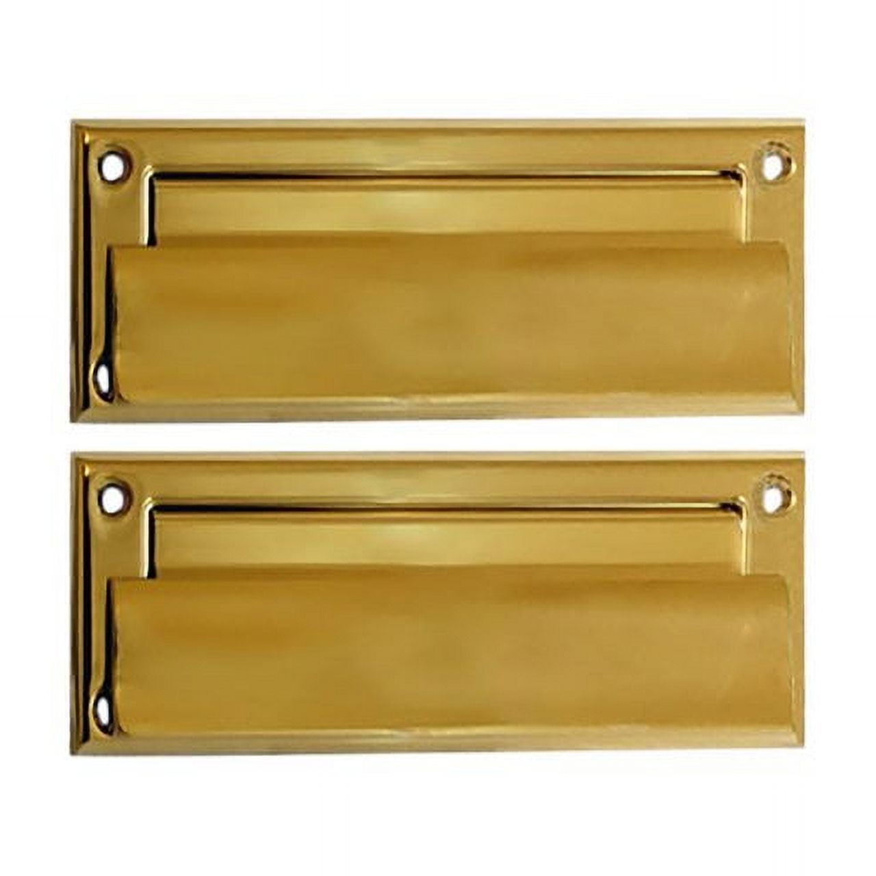 QCAA Solid Brass Mail Slot, with Solid Brass Interior Frame and Solid ...