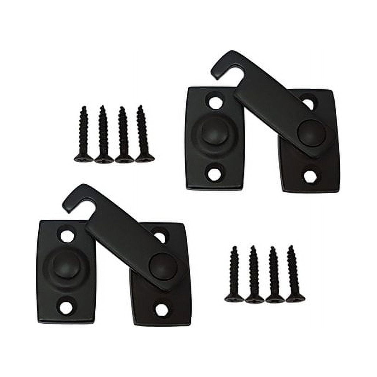 QCAA Solid Brass Shutter Bar Door Latch, 7/8" x 2-3/32", ORB Oil-Rubbed ...