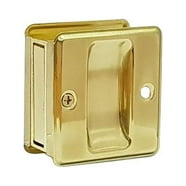 Larson Euro Black Push Button Handle - Surface Mount Fits Solid Core Doors - Walmart.com