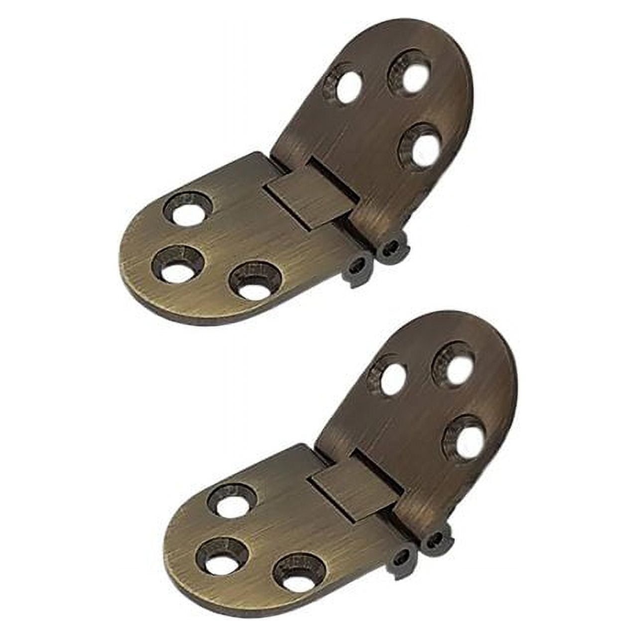 QCAA Solid Brass Table Folding Flip Top Hinge, 2-3/4" x 1-3/16 ...