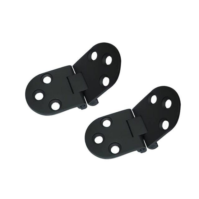 QCAA Solid Brass Table Folding Flip Top Hinge, 2-3/4" x 1-3/16", ORB ...