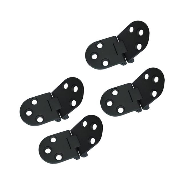 QCAA Solid Brass Table Folding Flip Top Hinge, 2-3/4" x 1-3/16", ORB ...