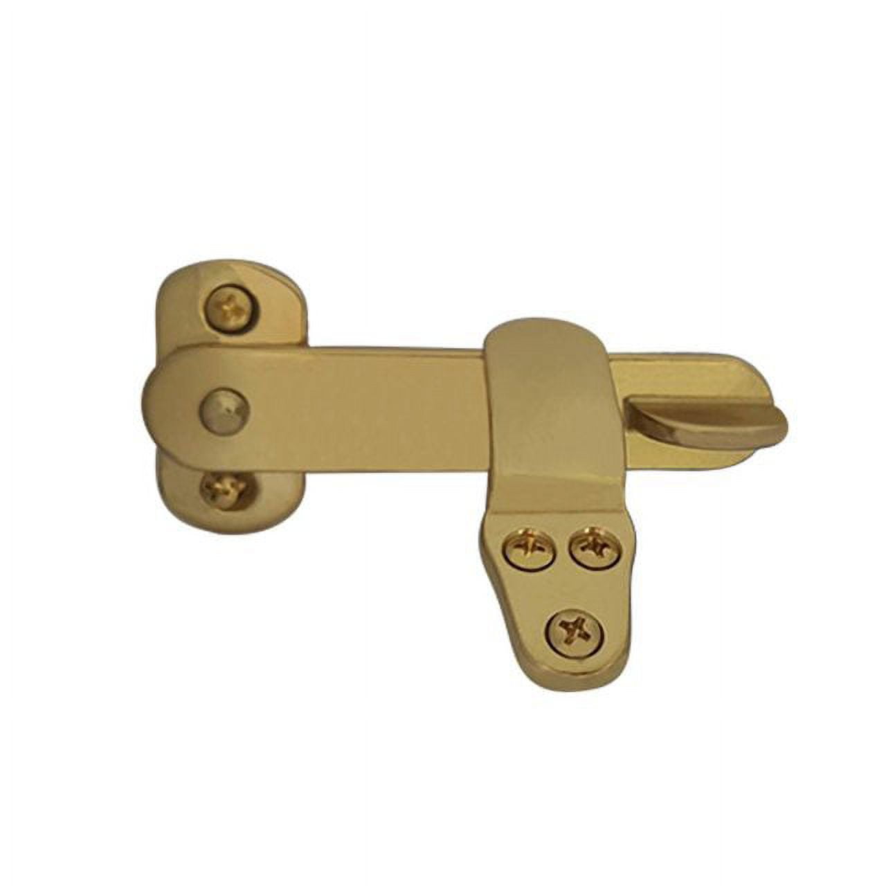 QCAA Solid Cast Brass Flip Latch Lock for Sliding Cabinet Shed Door, 4 ...