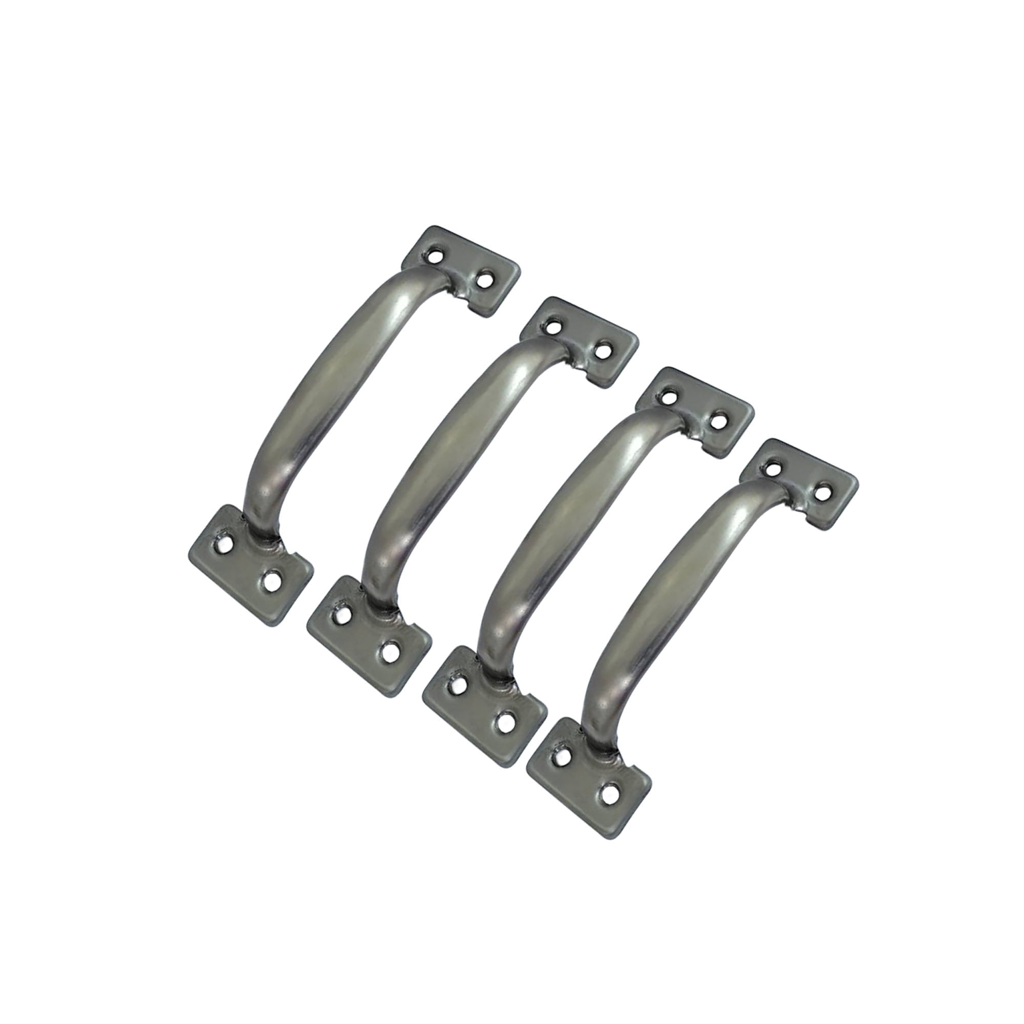 QCAA Stainless Steel Door Pull Handle, 6-1/2", Polished Stainless Steel ...