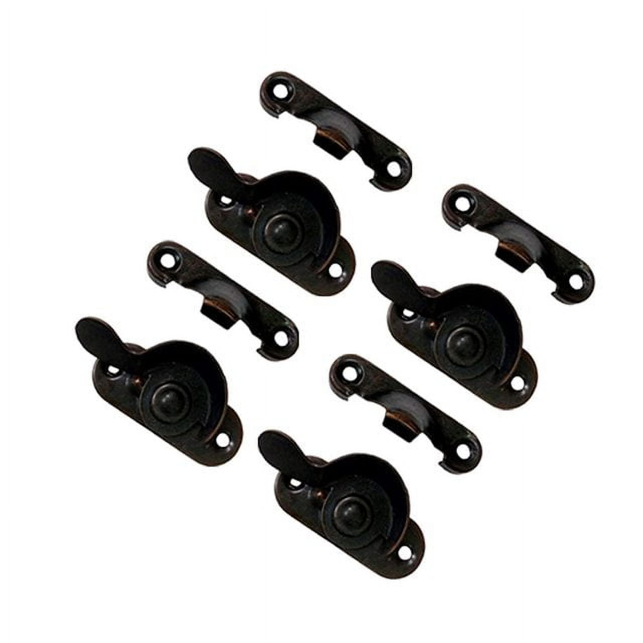 QCAA Steel Window Sash Lock, CTC 2", Oil Rubbed Bronze, Made in Taiwan ...