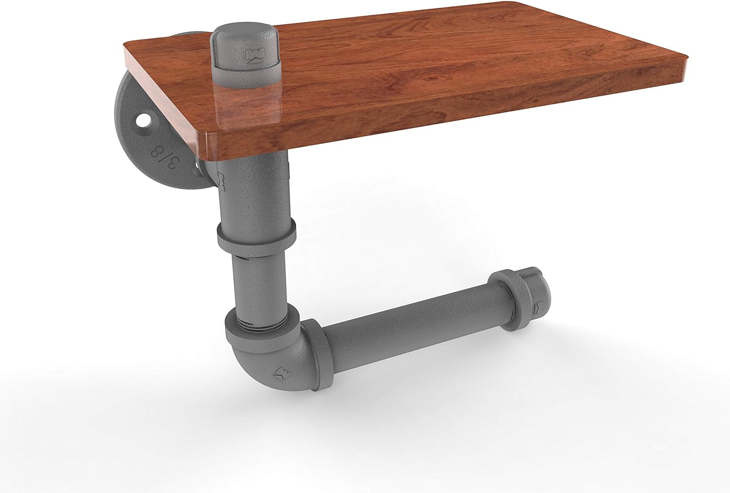 Qcai P 140 Etpws Pipeline Collection Wood Shelf Toilet Paper Holder