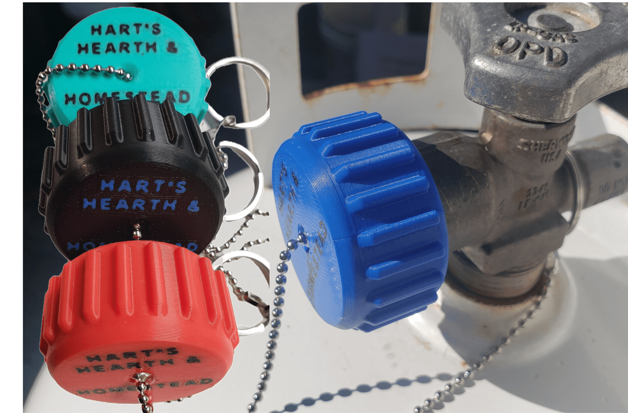 QCC1 Propane Tank Cap, LP OPD Valve Red Dust Cover for 5-40 lb Tanks ...