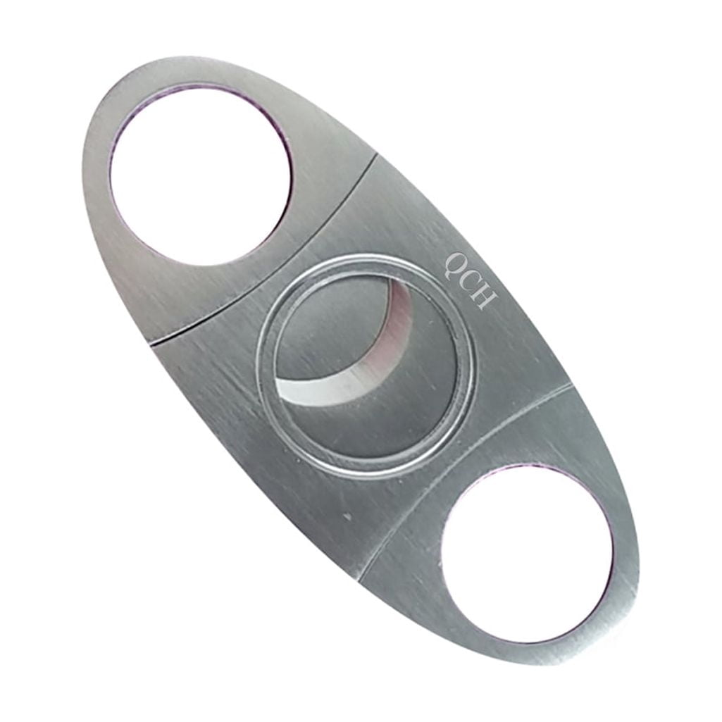 QCH Cigar clipper, Stainless Steel, Sharp Double Cut Blade for Most ...