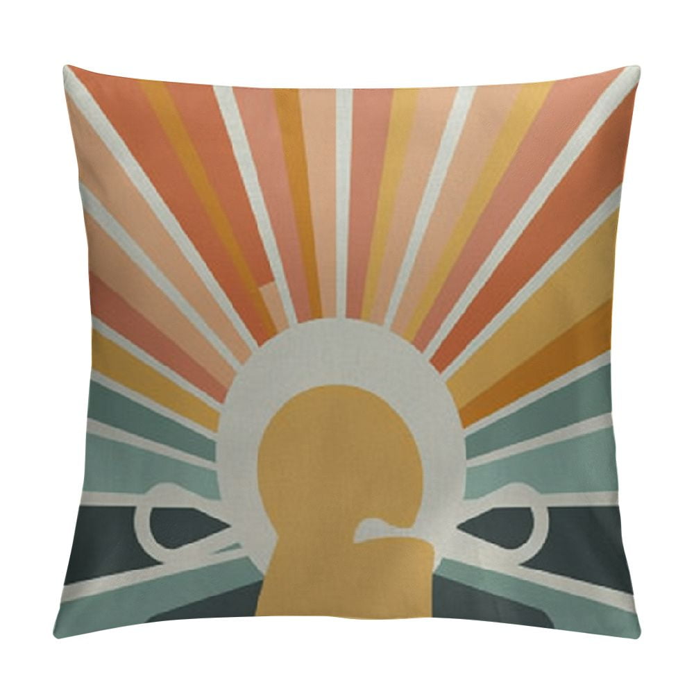 Qcpp Boho Rainbow Pillow Coverboho Rainbow You Are So Loved Decorative Throw Pillow Cover