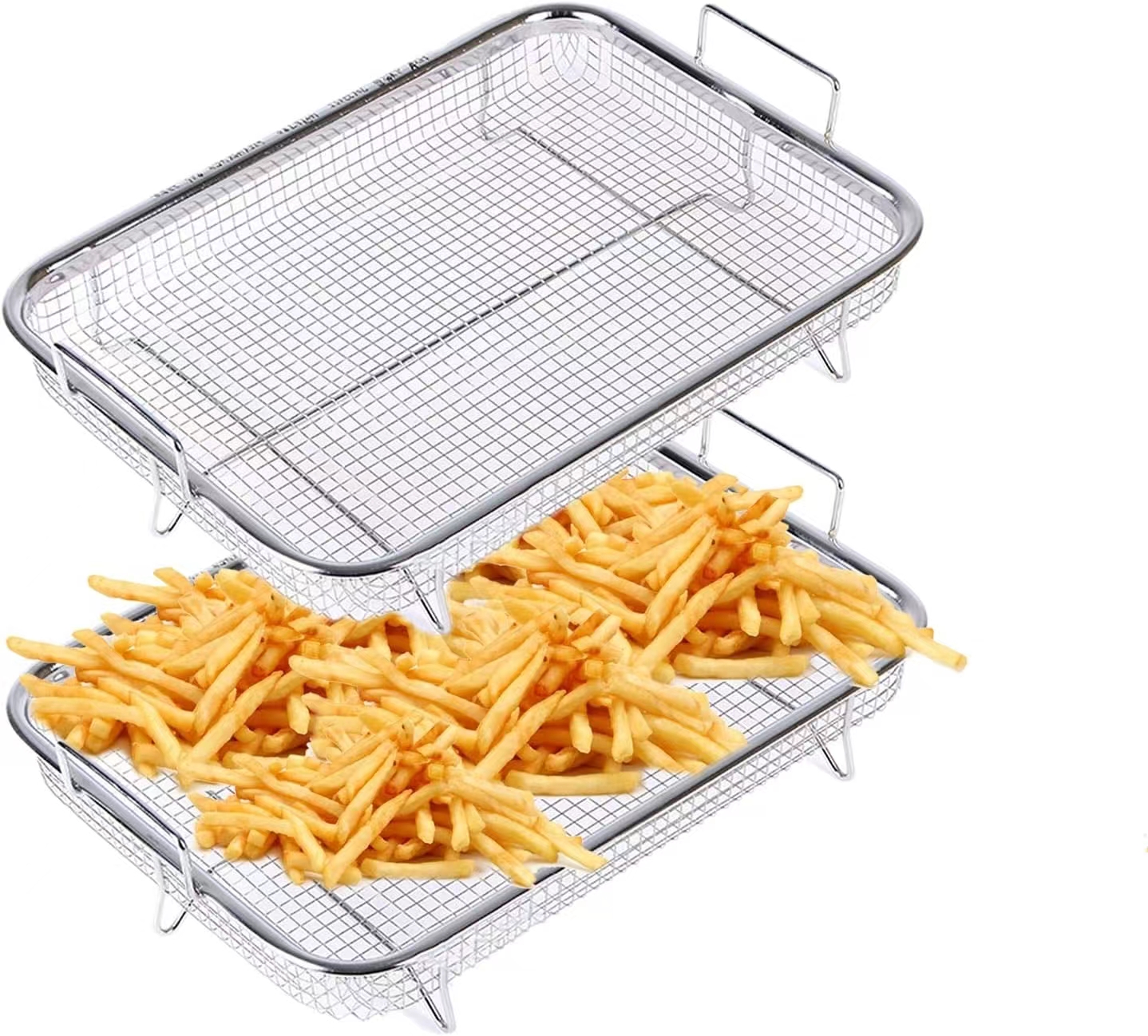 JahyShow 2PCS Air Fryer Basket for Oven Crisping Basket Wire Cooling ...