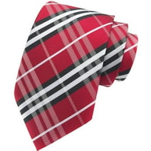 Solid Red Traditional Men's Necktie - Walmart.com