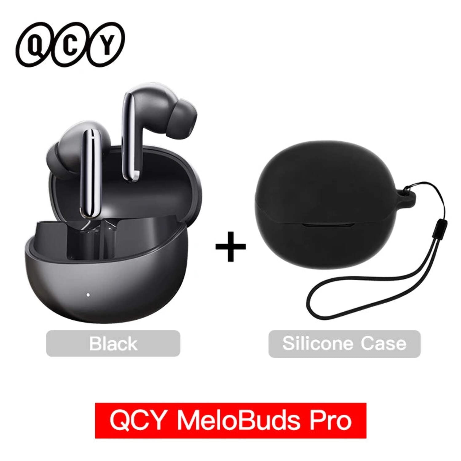 QCY MeloBuds Pro ANC Bluetooth 5.3 Earphones Wireless 46dB Hybrid ANC Hi-Res LDAC Earbuds 6 Mic ...