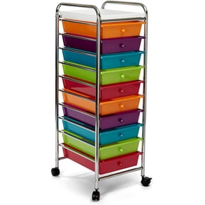 10 Drawer Rolling Cart