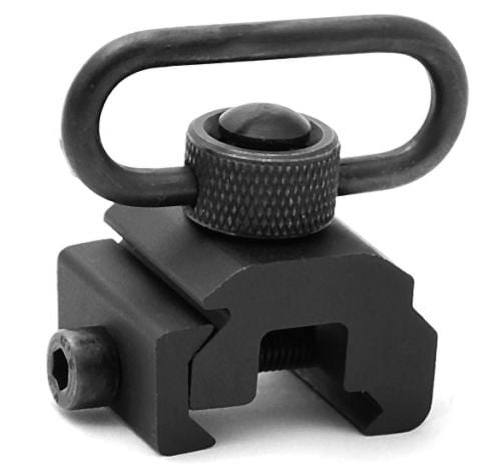 QD Push Button Quick Release 1 1/4" Sling Swivel with Ball Bearings for ...