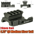 QD Quick Release Riser Mount Red Dot Scope Riser Mount Fit 20mm ...