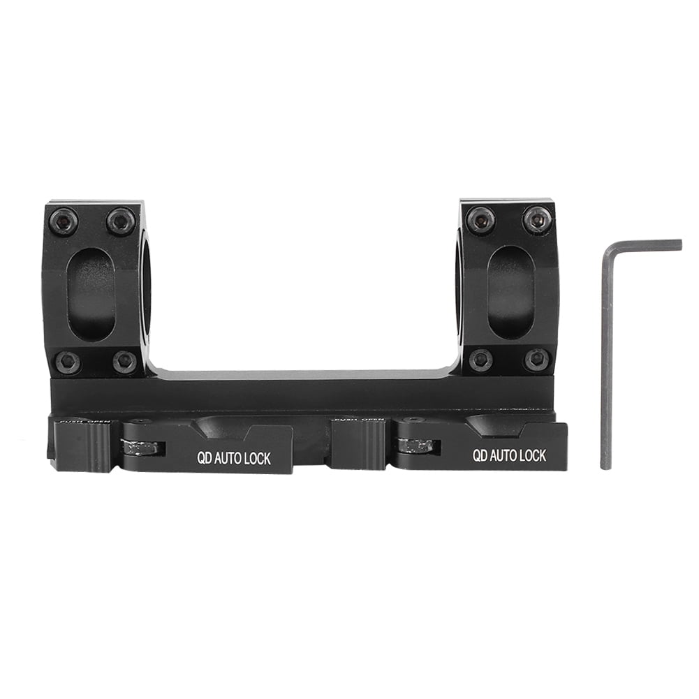 QD25-30MM Aluminum Alloy Quick Release Scope Mount Dual Ring Cantilever ...