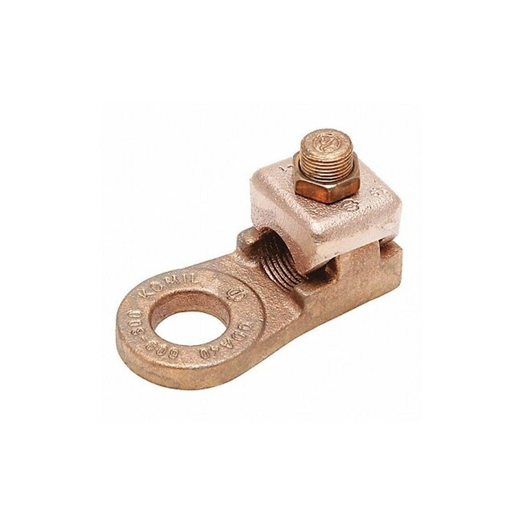 QDA1C Burndy Heavy Duty Copper Lug Connector Rounded Tongue Connector ...