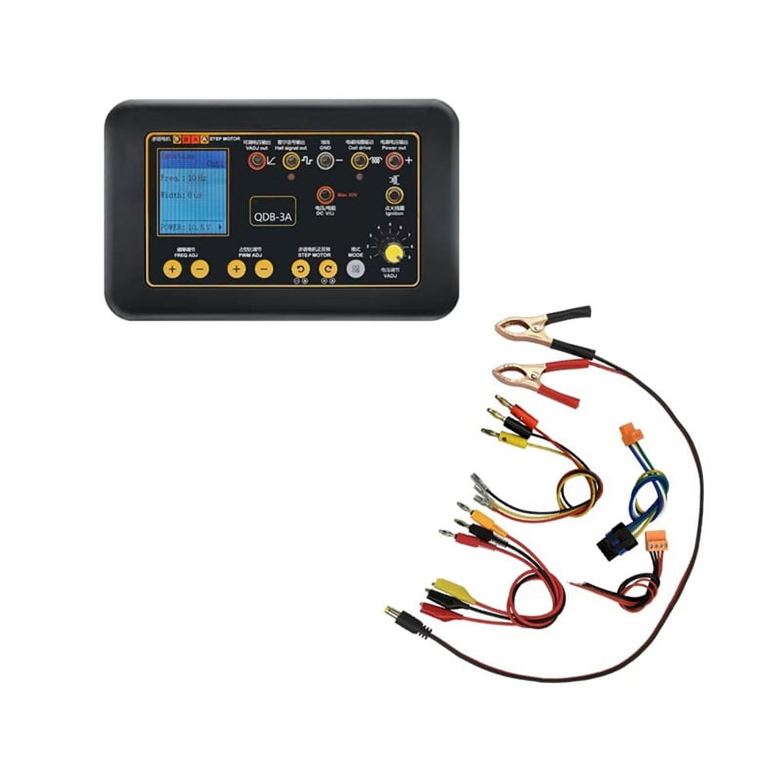 QDB3A Auto Ignition Coil Tester Car IAC Idle Stepper Motor Solenoid ...