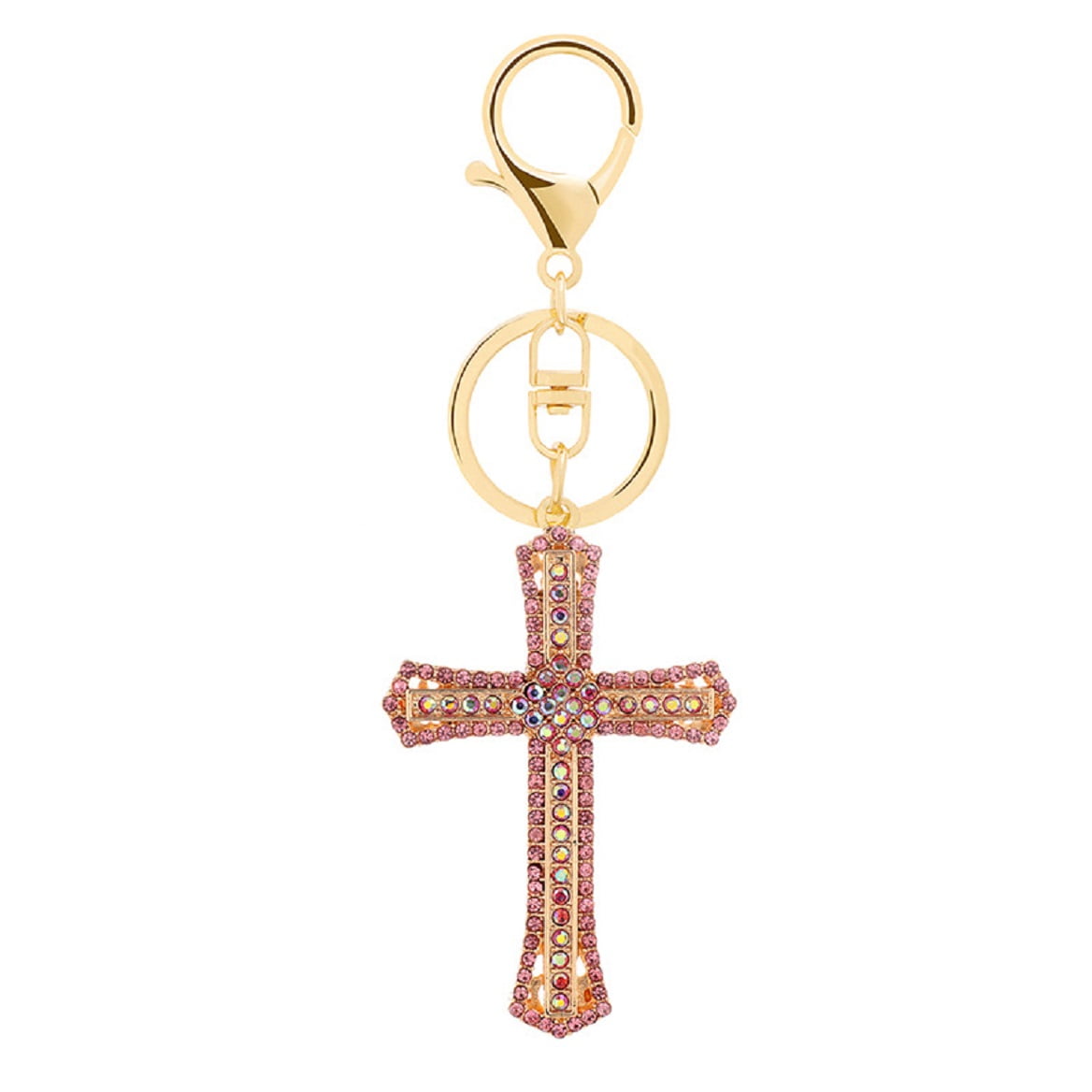 QDDollars Cross Keychain for Women, Cute Holy Cross Key Chain for ...