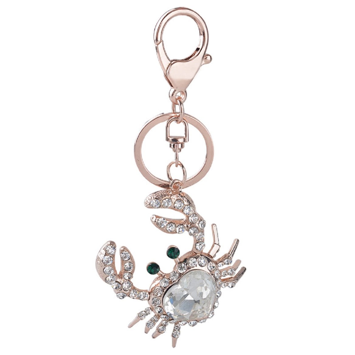 QDDollars Ocean Crab Keychain for Women, Beach Crab Key Chain for ...