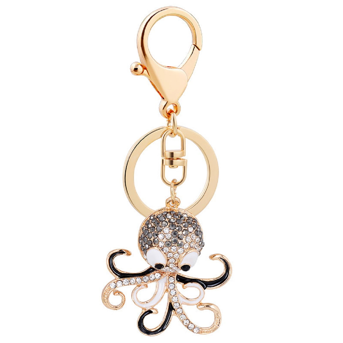 QDDollars Ocean Octopus Keychain for Women, Beach Octopus Key Chain for ...