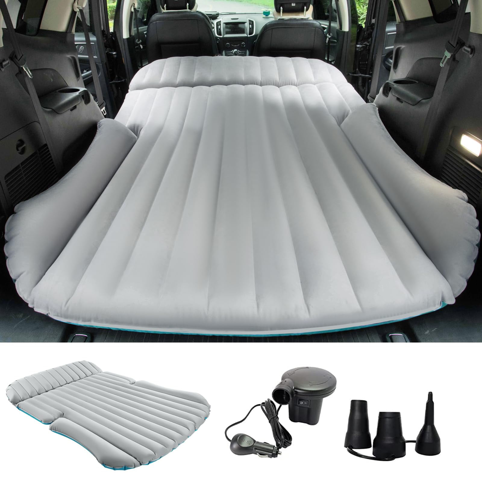 QDH SUV Air Mattress Double-Sided Car Mattress SUV Mattress Camping Bed ...