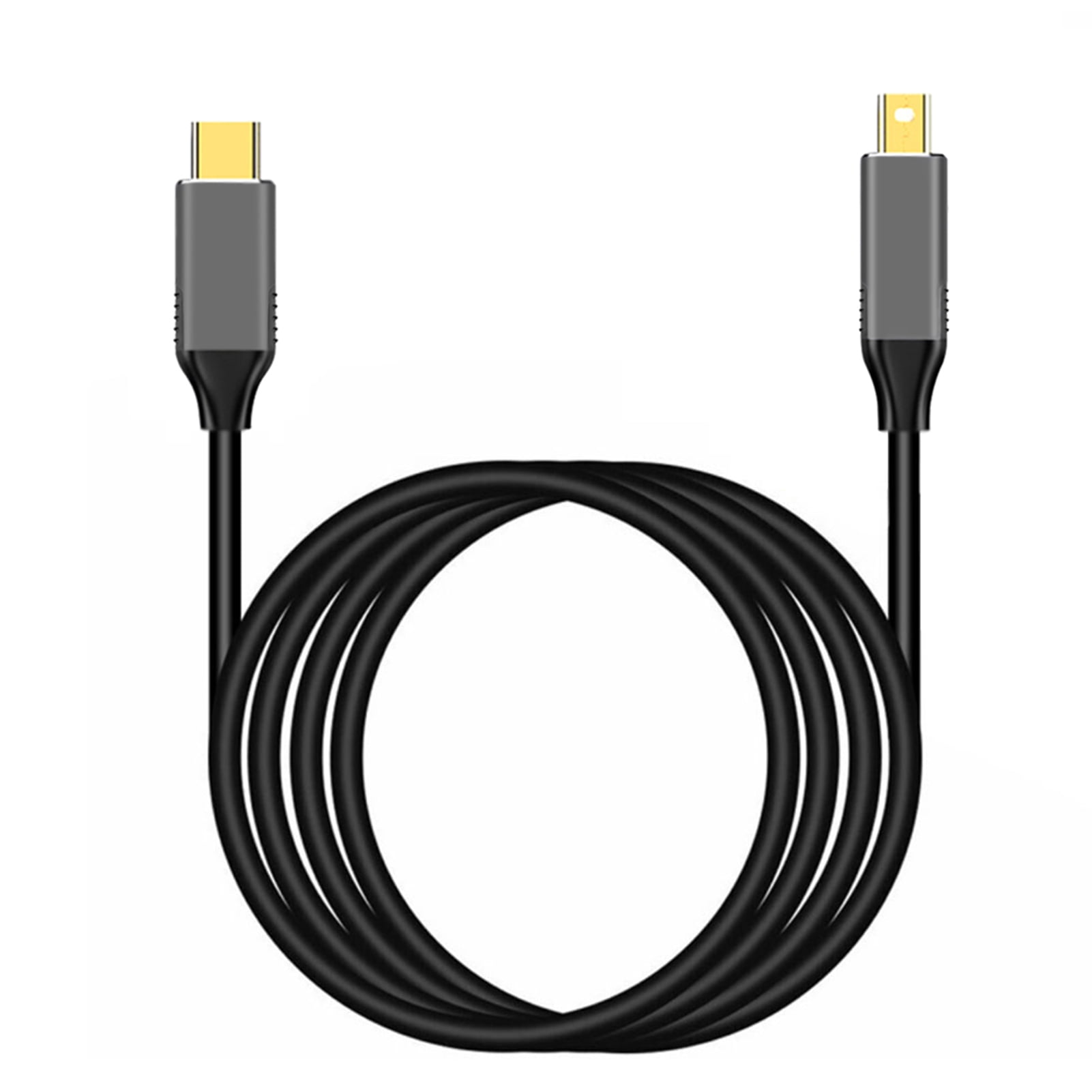 QDJZ 1.8m 4K USB Type-C to Mini Displayport 6Ft for Thunderbolt 3 DP ...