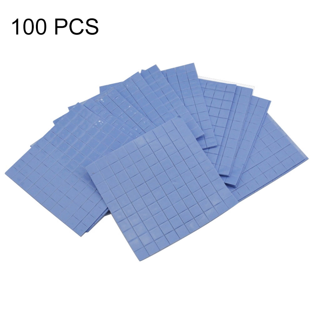 QDJZ 100Pcs 10x10x1mm Thermal Pad GPU Heatsink Cooling Conductive ...
