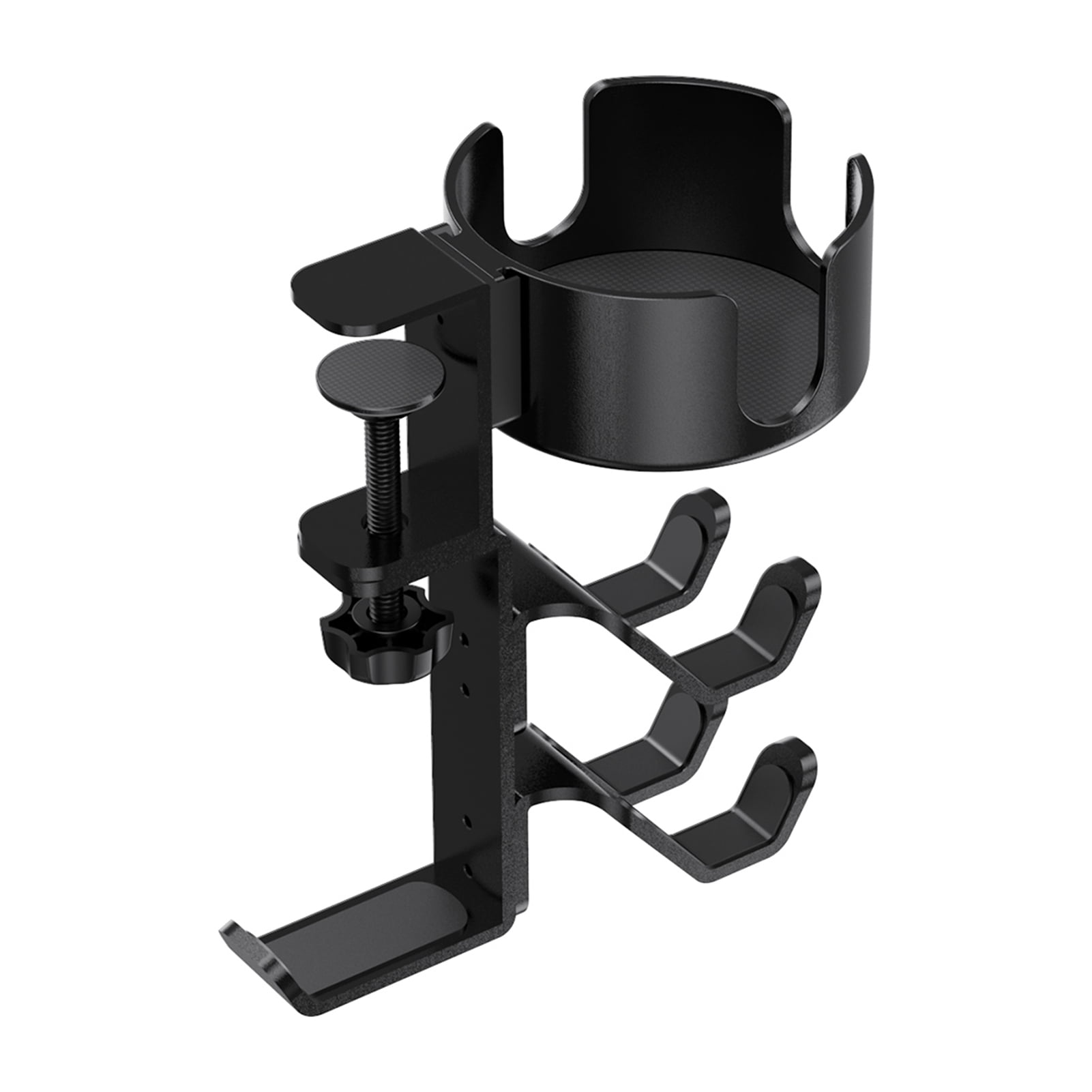 QDJZ 3-in-1 Headphone Hanger Game Controller Stand with Cup Holder ...