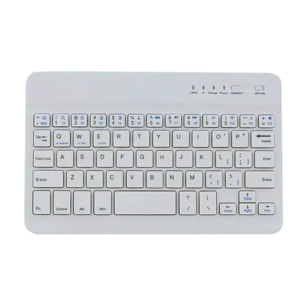 QDJZ 7/10inch Mini Slim Wireless Bluetooth-compatible Keyboard Keypad ...