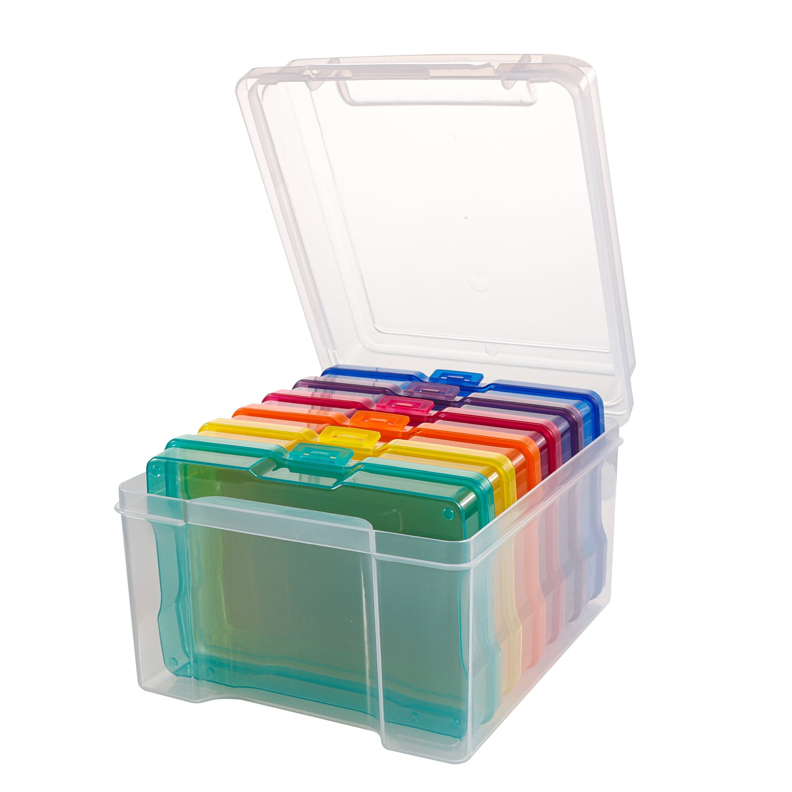 QDJZ 7Pcs Photo Storage Cases Storage Containers Strong Load-Bearing ...