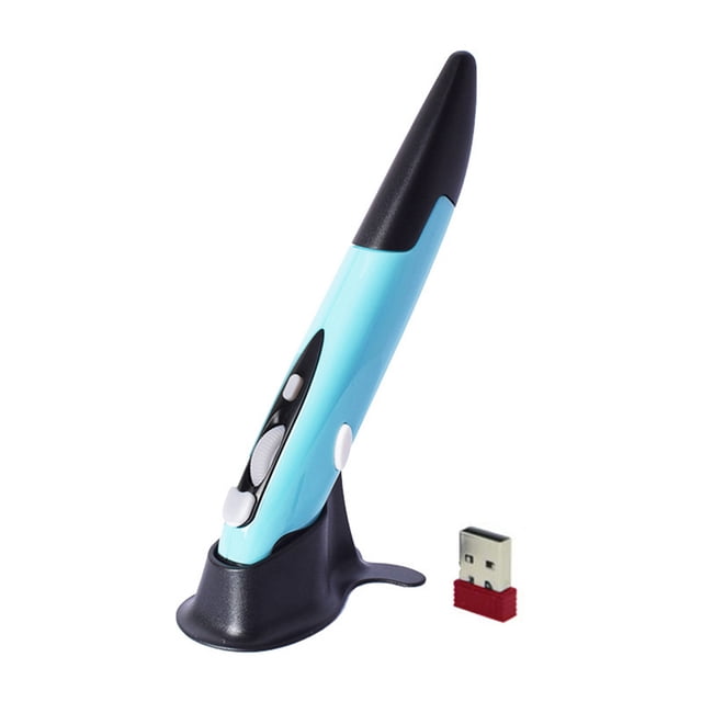 QDJZ Adjustable DPI 2.4G Wireless Optical Presenter Pen Mouse for ...