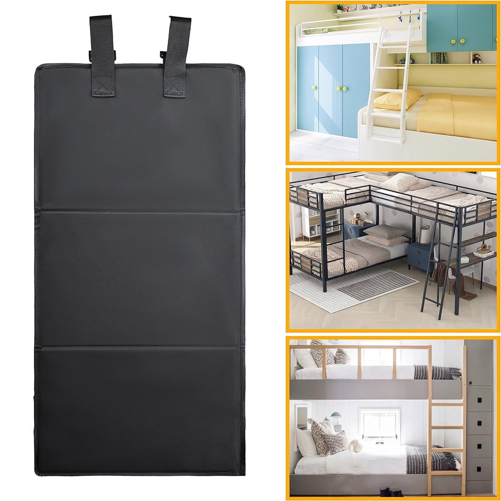 QDJZ Bunk Bed Ladder Cover with 6 Safety Buckles Foldable Design Ladder ...