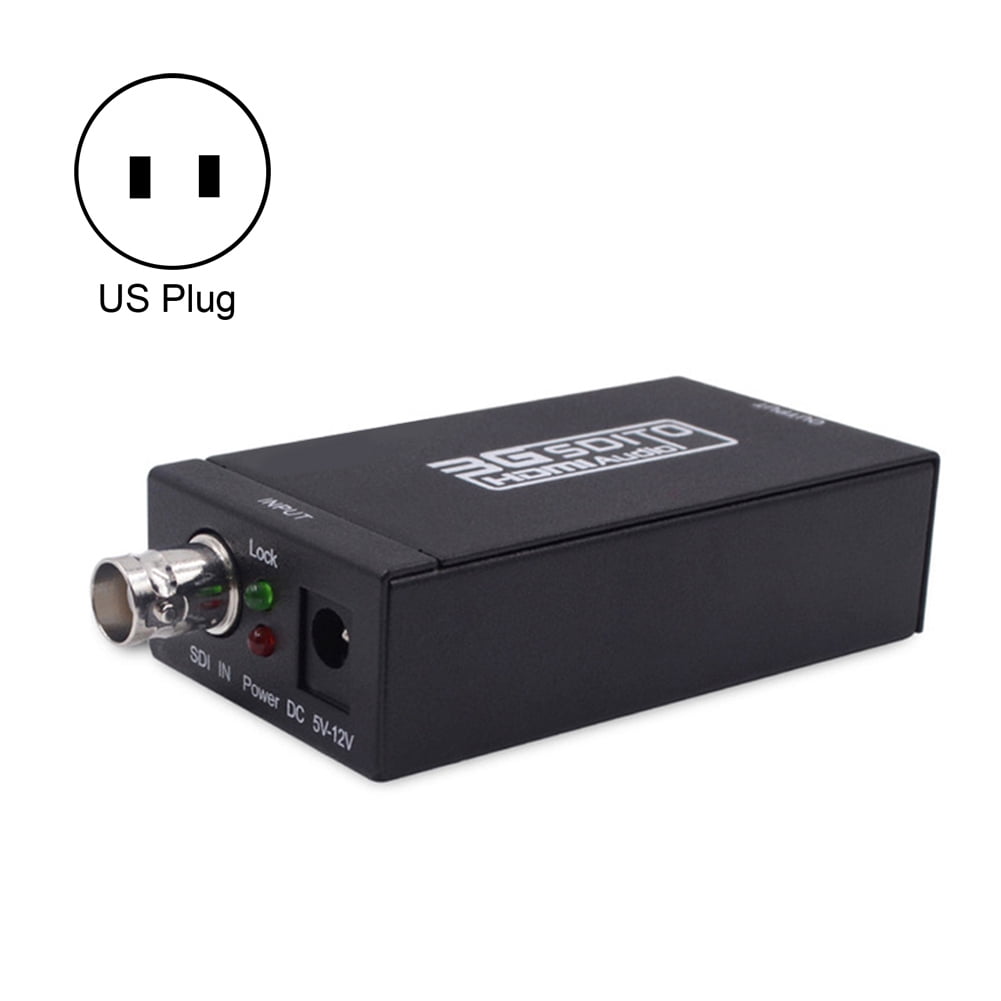 QDJZ Compact 3G SDI to HDMI-compatible Audio Converter Adapter for SD ...