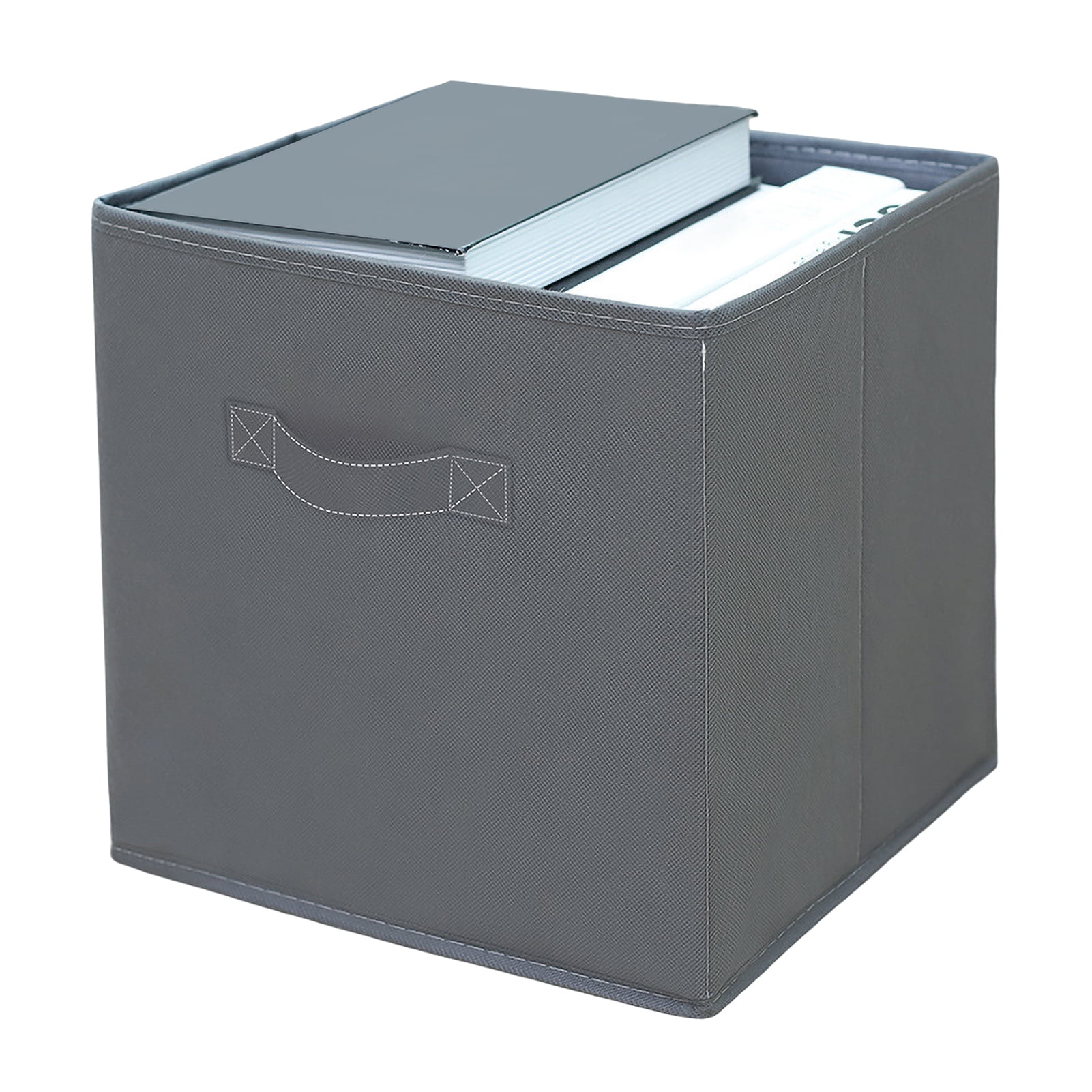 QDJZ Fabric Storage Cube with Handle Large Capacity Easy Access ...
