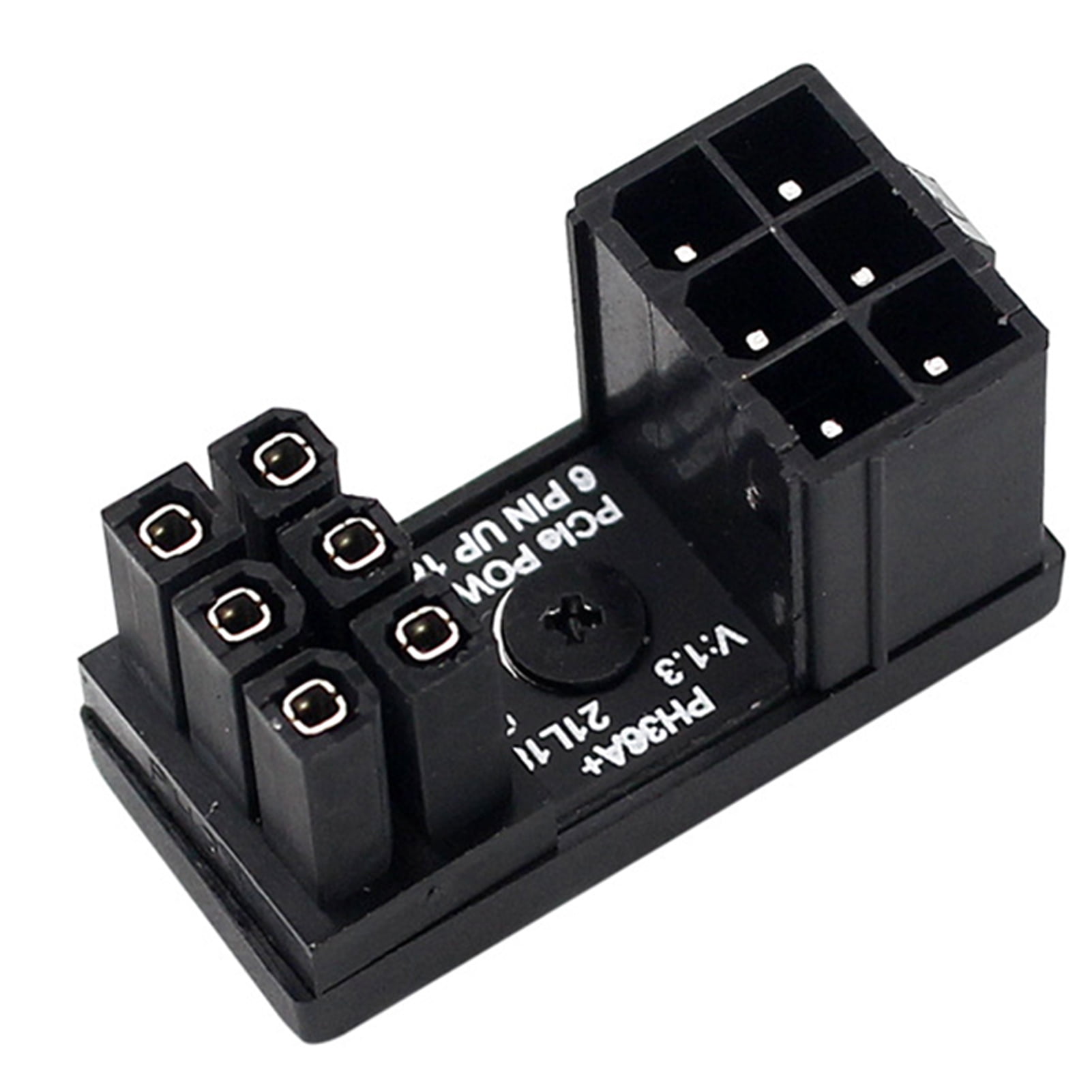 QDJZ GPU VGA 8-Pin 6-Pin Male to 8-Pin 6-Pin Female U Turn 180-Degree ...
