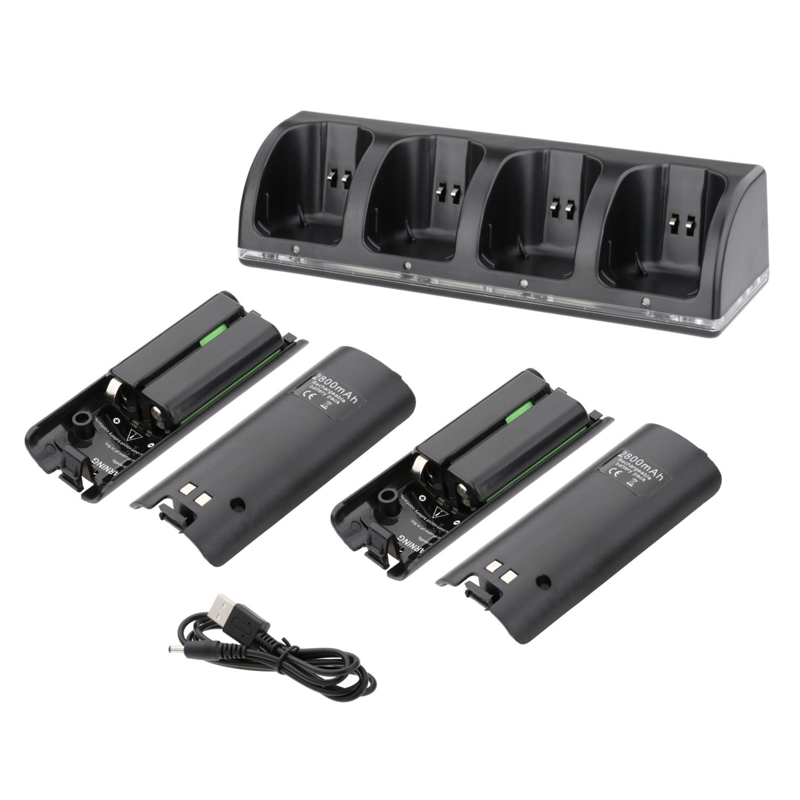 QDJZ Gaming Handle Charger with LED Light Indicator Easy Installation ...