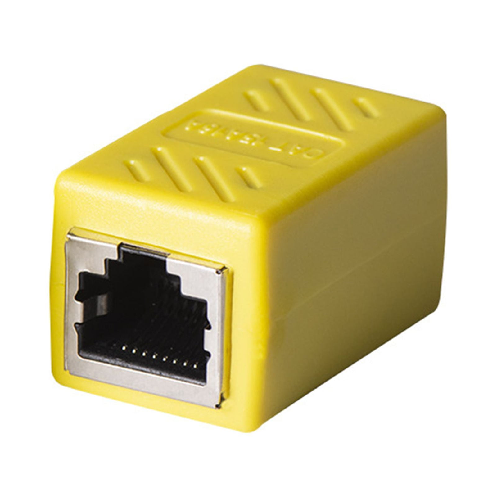 QDJZ Network Connector Dual Ports Plug Play Gold-plated Female to ...