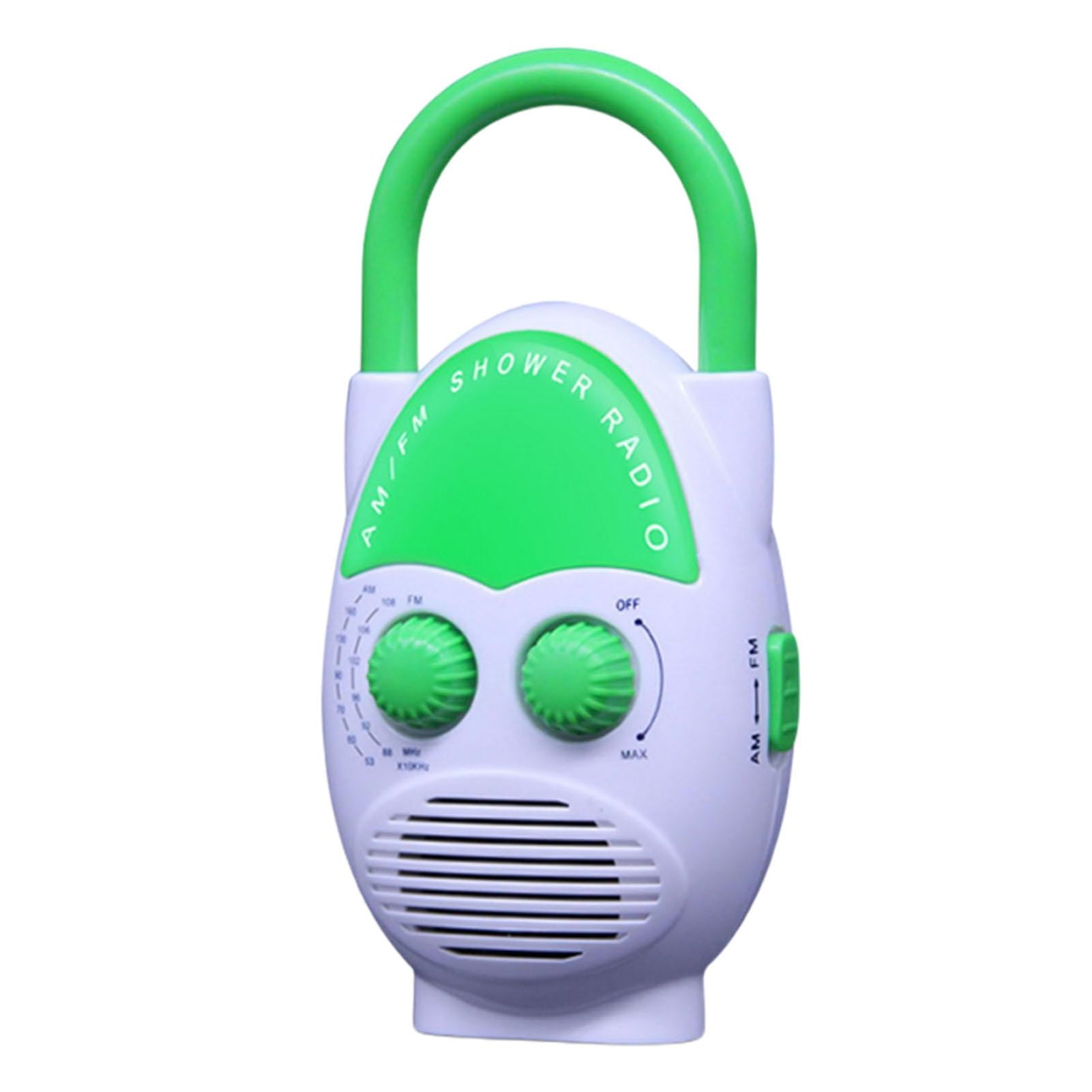 QDJZ Portable Radio Built-in Speaker Powerful Sound Battery Powered ...